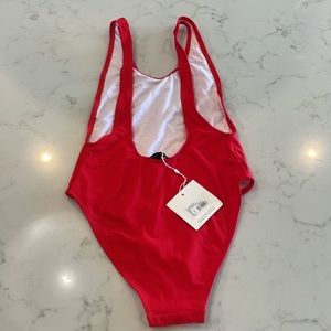 Missguided | Swim | Missguided Red High Leg Swimsuit Nwt | Poshmark